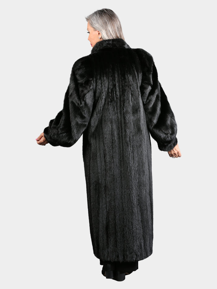 Woman's Natural Ranch Female Mink Fur Coat